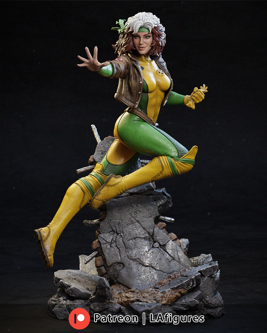 Rogue x-men Statue Fan Art 10 or 12 Scale 213mm 3D Print - Etsy UK