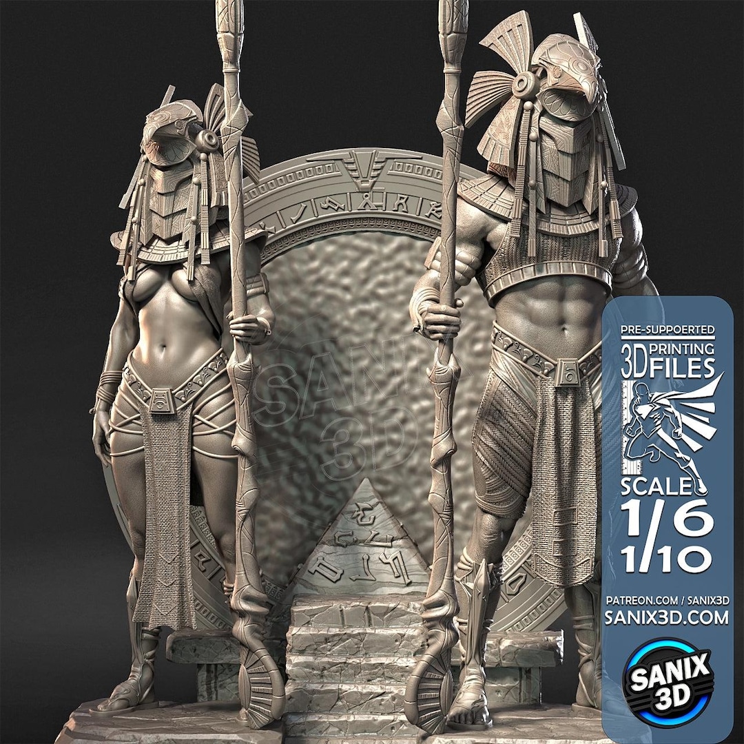 Stargate (horus Guards) - Fan Art - 3D Print Model Kit - Etsy UK