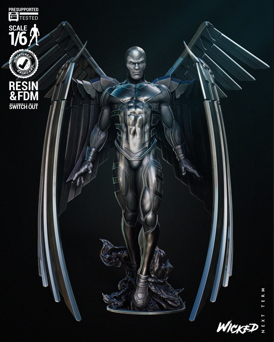 Archangel (fan Art) - 6 or 12 Scale (457mm or 228mm) - 3D Print Kit - Etsy