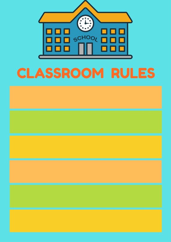 Classroom Rules Sign
