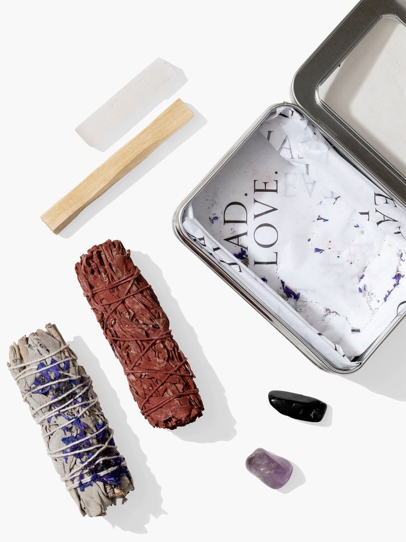 Protection Full Moon Smudge Sage Kit for Manifesting New Moon Moon ...