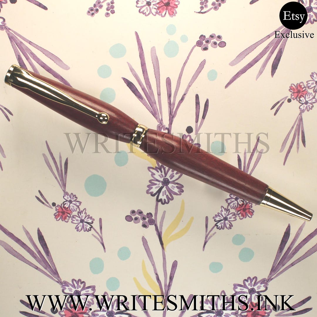 Purpleheart Pen, Executive Pen, Handmade Pen, Custom Pen, Purple Pen ...