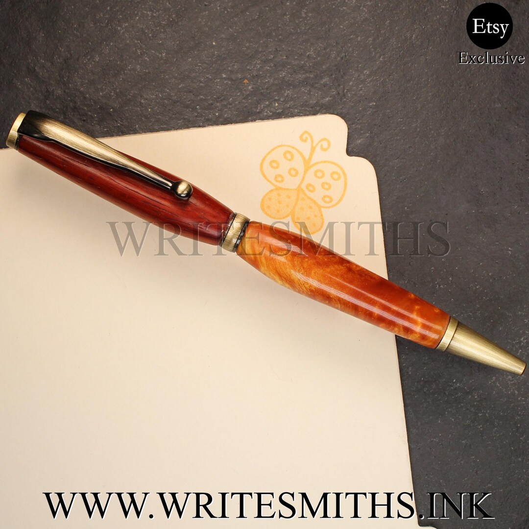 Ergonomic Pen, Padauk Pen, Slimline Pen, Refillable Pen, Cross Pen ...