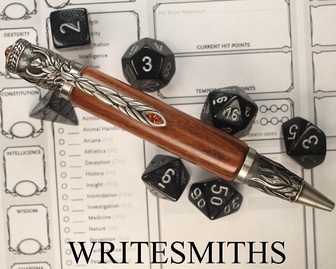 Phoenix Pen Handmade Pen Luxury Pen Custom Pen Gaming Pen - Etsy