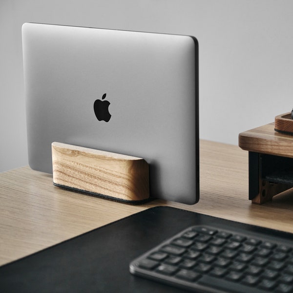Laptop Stand Vertical Wood - Etsy