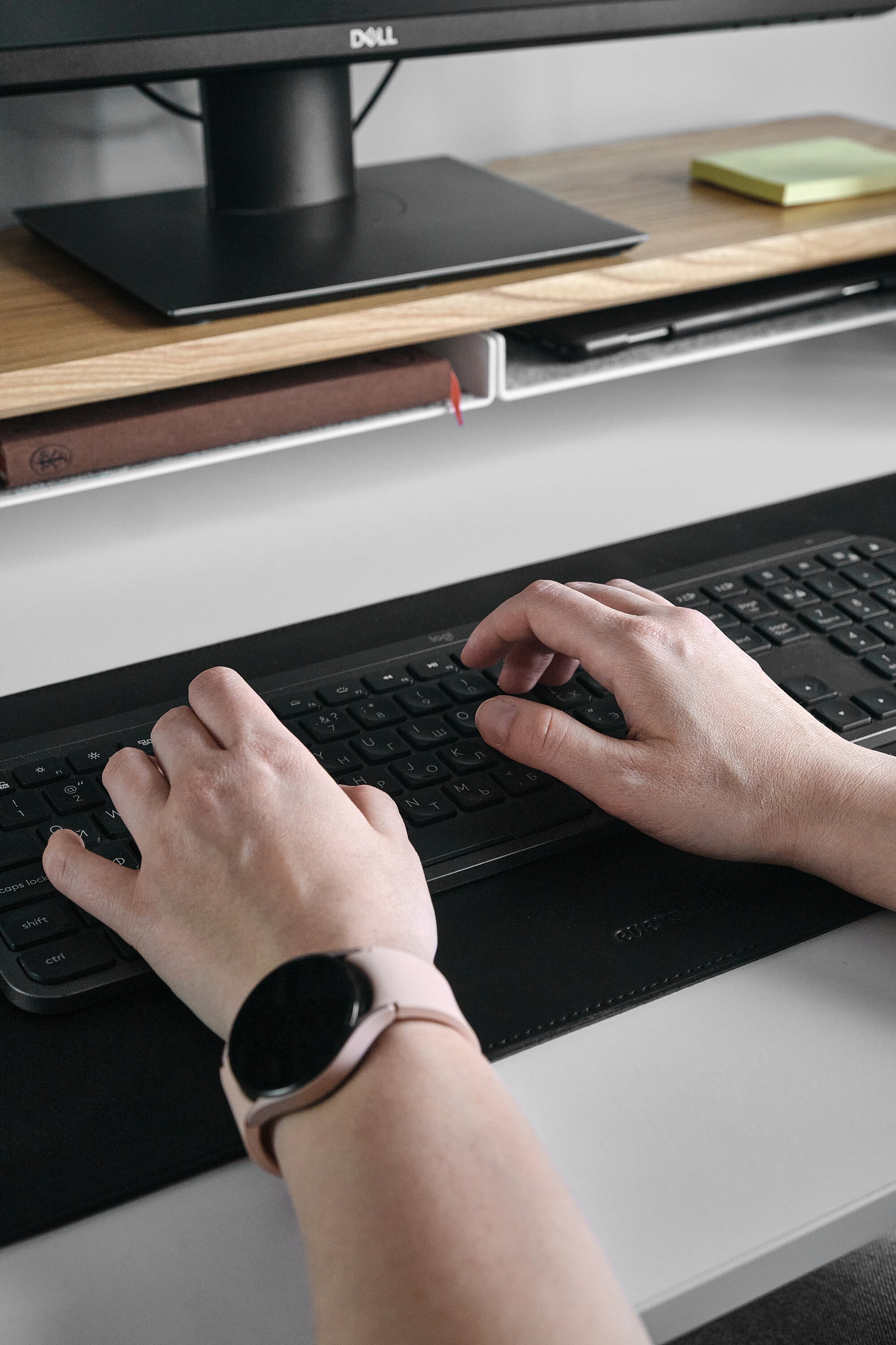 Metal Shelf for Monitor Stand, Monitor Riser Open Shelving, Desk ...