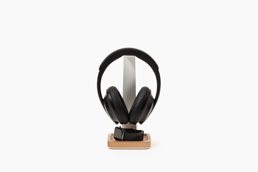 Headphone Stand Wooden Headset Holder, Elegant Desk Organizer, Durable ...