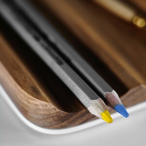 Wooden Pen Tray for Desk Wooden Pen Stand for Office Pen - Etsy