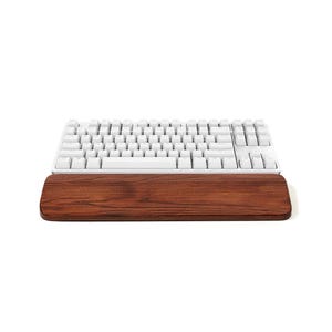 Keyboard Wrist Rest - Wood Handmade Ergonomic Black Computer Wristrest ...