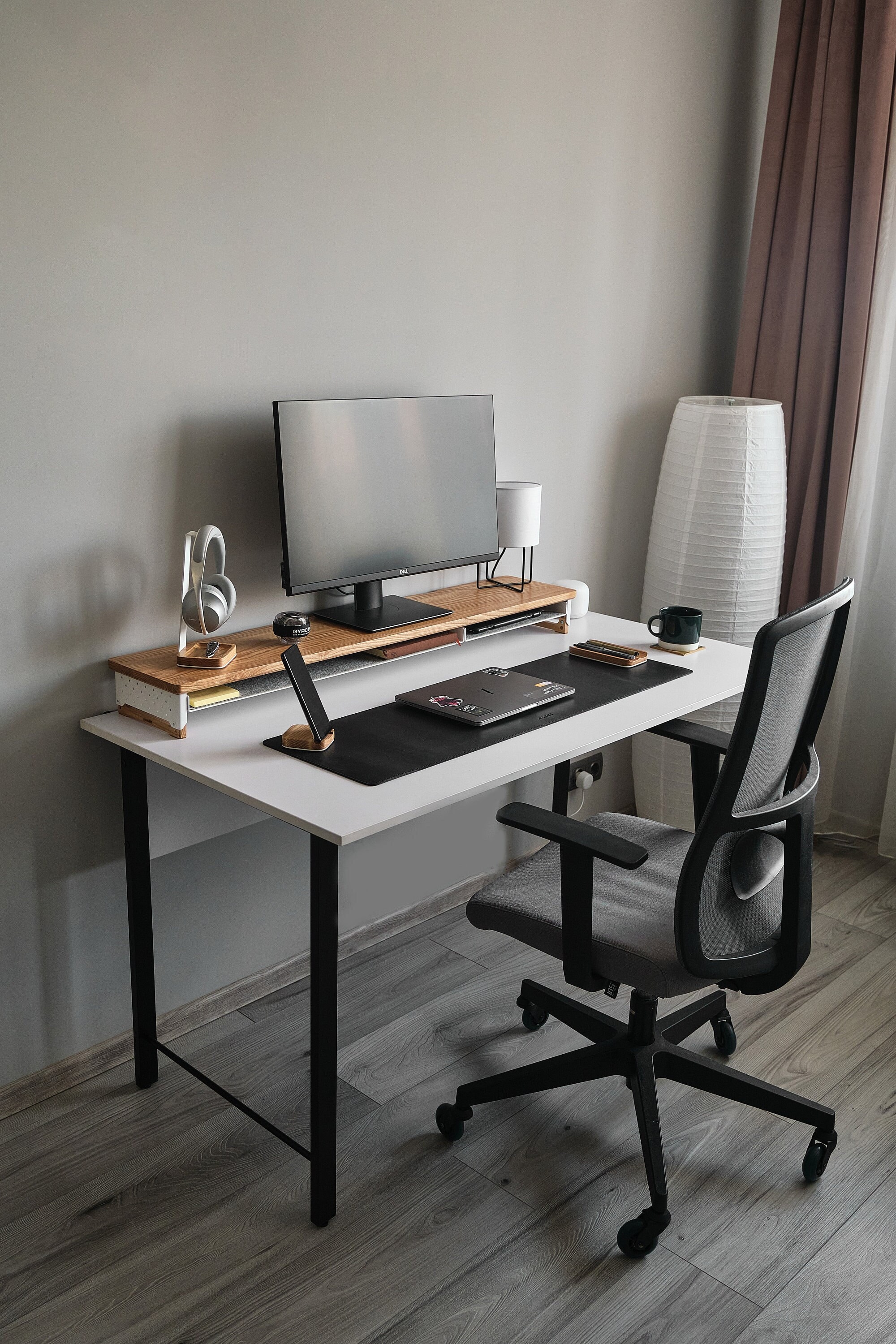 Monitor Riser, Wood Monitor Stand, Desk Computer Stand, Desk Riser ...