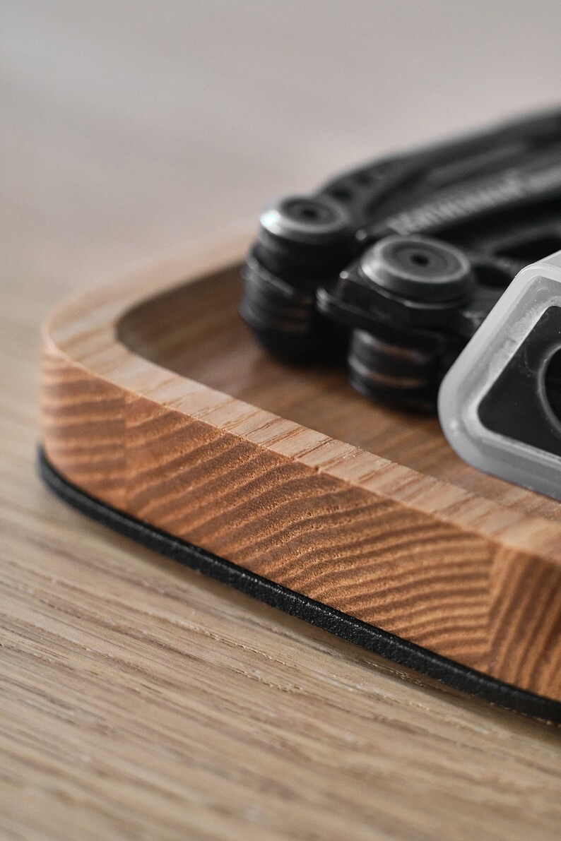 Desk Organizer: Wood Desk Tray, Key Organizer, Wooden Decorative Tray ...