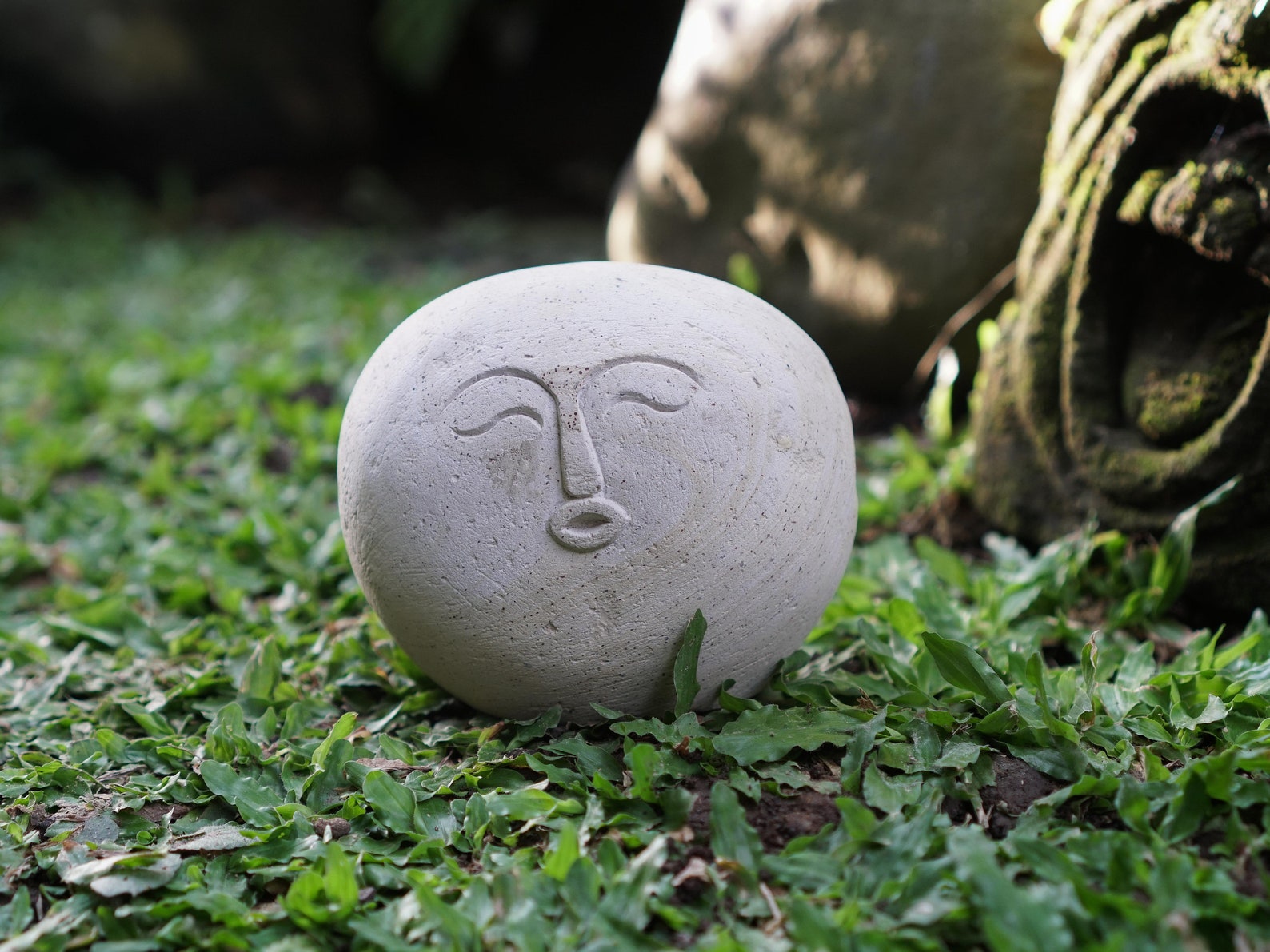 Funny Stone 20 Cm - 7.8" Inch , Stone Face Figurine, Meme Funny Stone ...