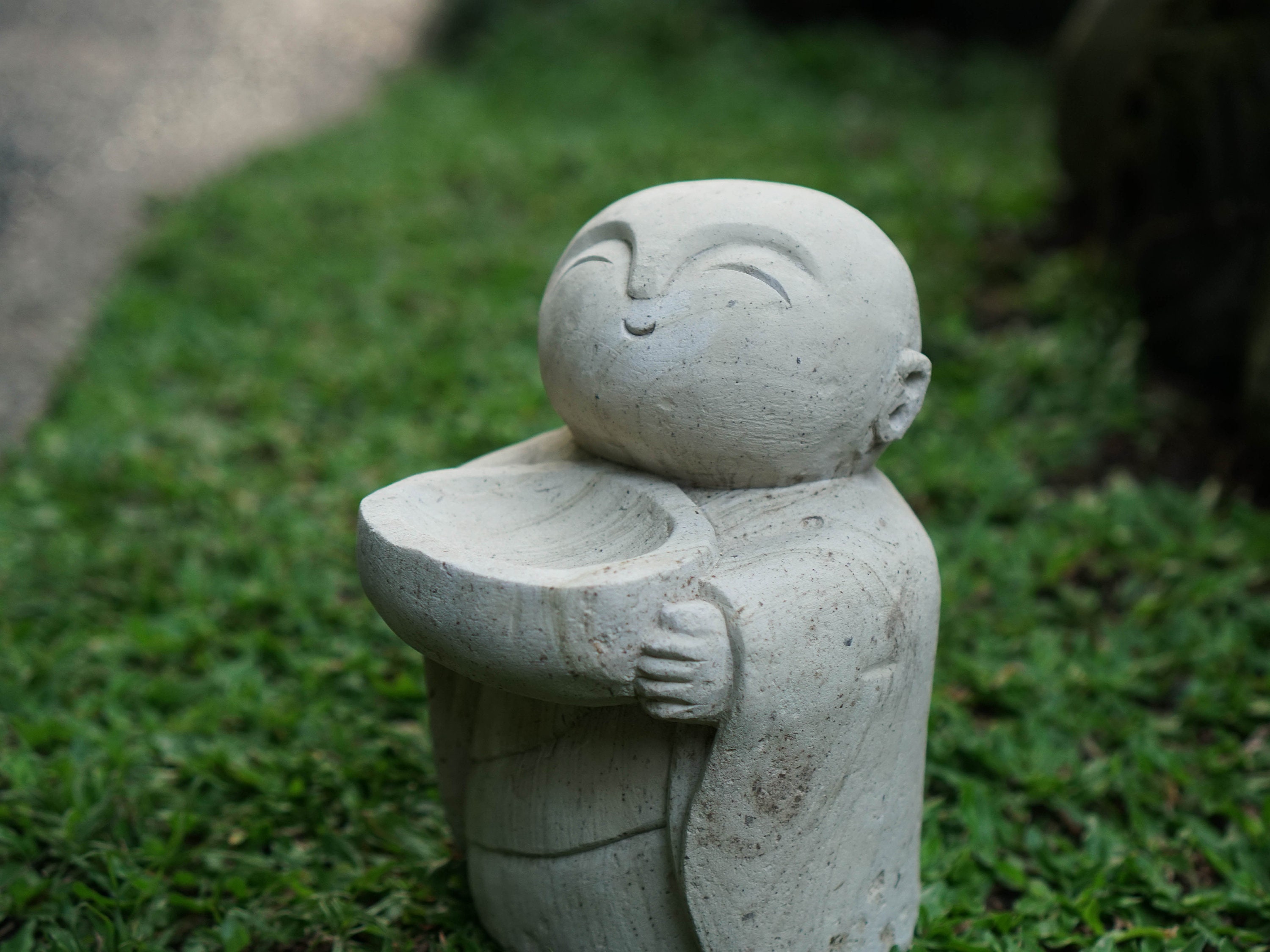 Stone Buddha Jizo Sculpture 7.8 Inch 20 Cm, Jizo Statue, Guardian Jizo ...