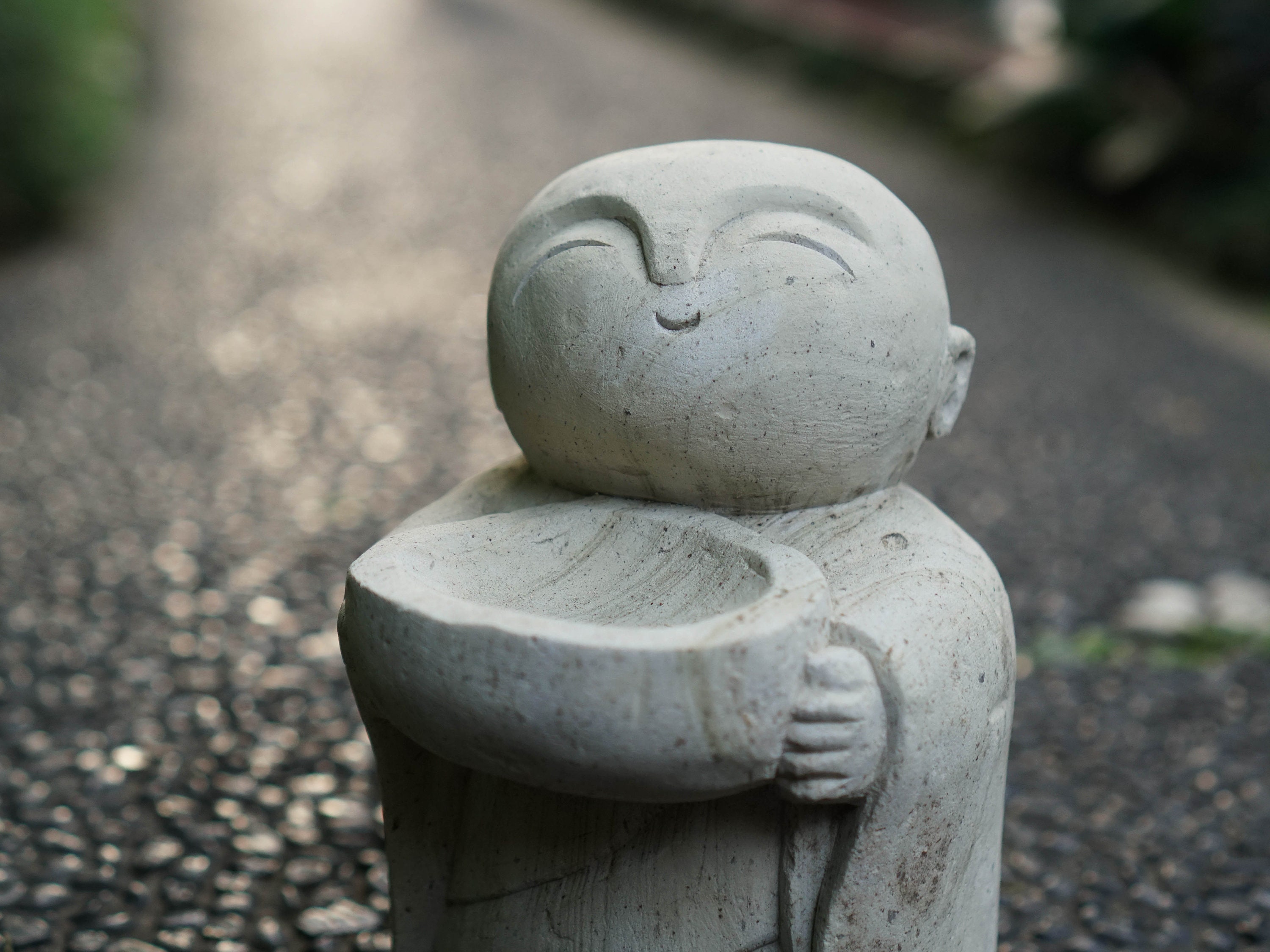 Stone Buddha Jizo Sculpture 7.8 Inch 20 Cm, Jizo Statue, Guardian Jizo ...