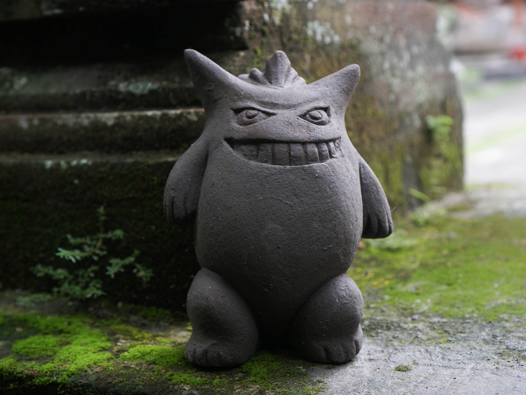 Stone Pokemon Gengar Character Statue 20" Inch - 20 Cm, Pokemon Figure ...
