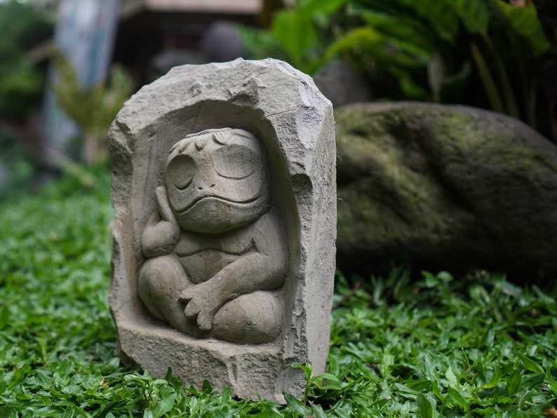 Kappa Statue Yakuza Dragon Stone Statue Handmade Hand - Etsy