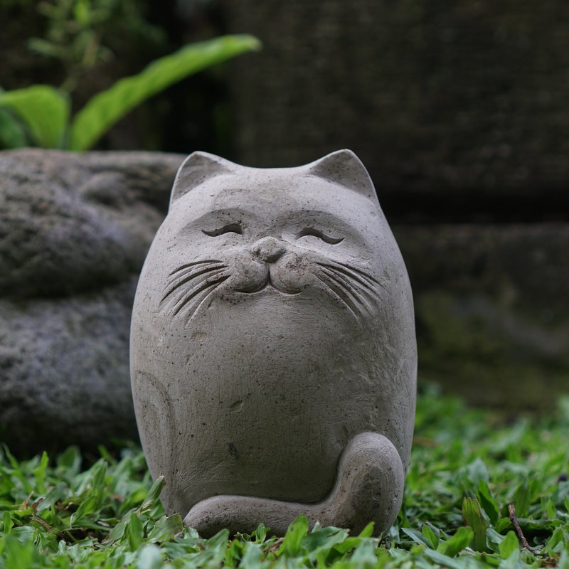 Cat Statue - Etsy