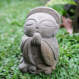 Jizo Statue 7.8" Inch - 20 Cm, Stone Statue, Guardian Jizo, Stone ...