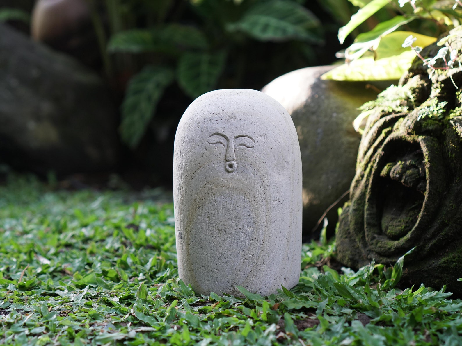 Funny Stone 20 Cm - 7.8" Inch , Stone Face Figurine, Meme Funny Stone ...