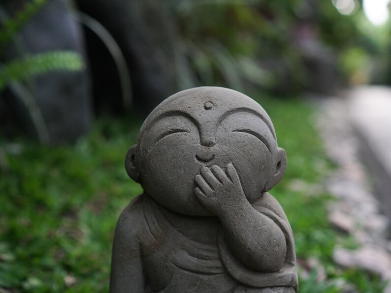 Stone Jizo Sculpture 7.8" Inch - 20 Cm, Buddha Jizo, Japanese Jizo ...