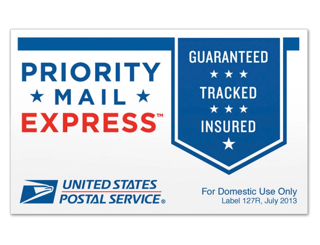 Expedite the Shipping- USPS Priority Mail EXPRESS 1-2 Business Days - Etsy