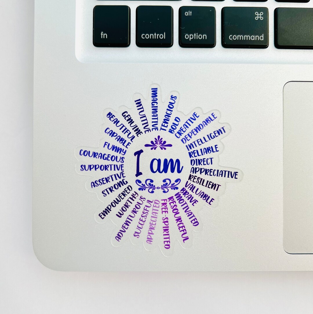 You Are Vinyl Sticker, Affirmation Quote Sticker, Mental Health CLEAR ...