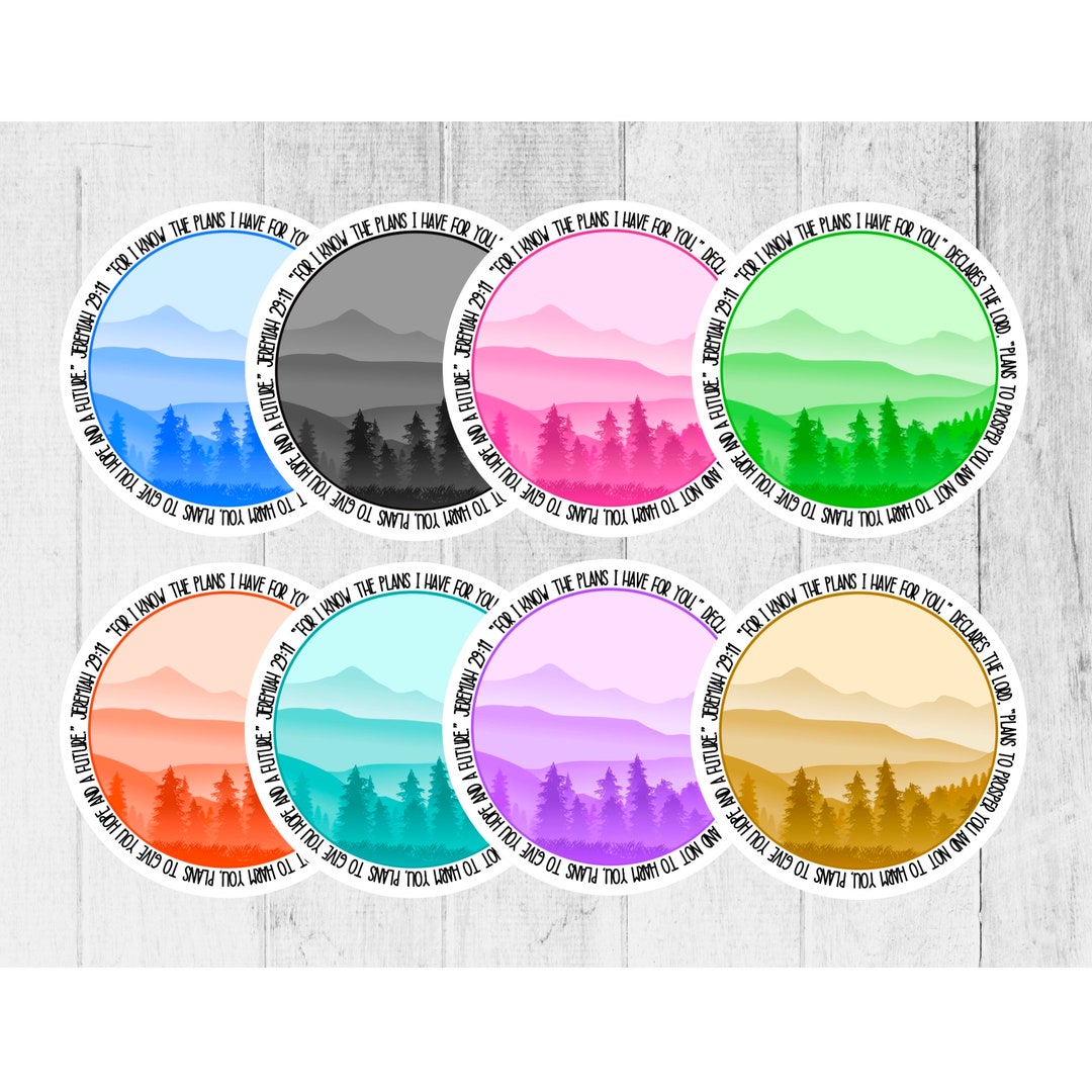 Jesus Sticker, Jeremiah 29:11 Sticker, for I Know the Plans I Have for ...