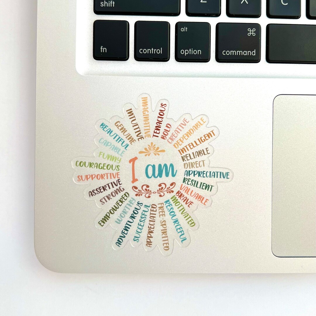 You Are Vinyl Sticker, Affirmation Sticker, Mental Health CLEAR Decal ...