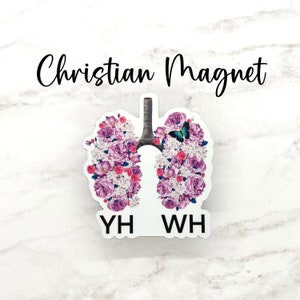 YAHWEH, YHWH Tetragrammaton Sticker, the Sound of Our Breathing, Floral ...