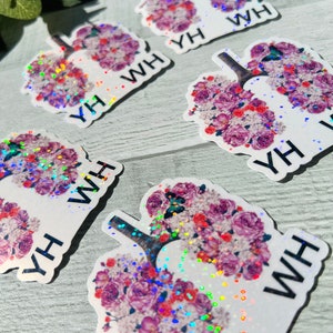 YAHWEH, YHWH Tetragrammaton Sticker, the Sound of Our Breathing, Floral ...