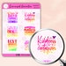 Empowerment Sticker Sheet, Affirmation Sticker, Mental Health Sticker ...
