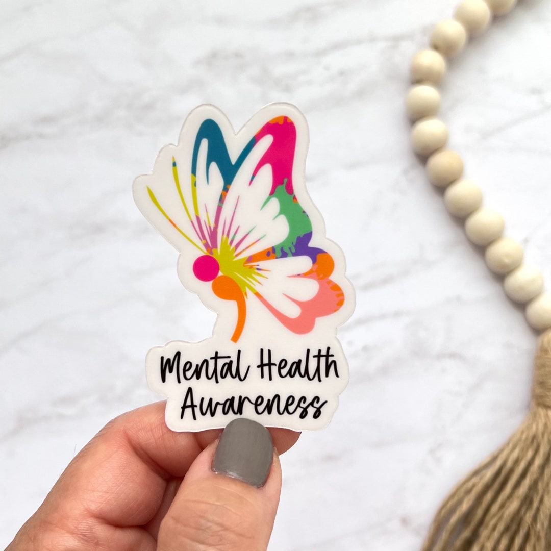 Mental Health Awareness, Affirmation Sticker, Mental Health Decal ...