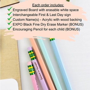 First Day of School Sign, Personalized Back to School Sign, Homeschool ...