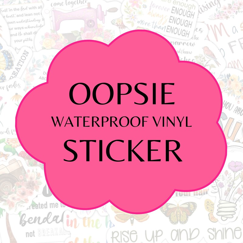 Oops Stickers - Etsy
