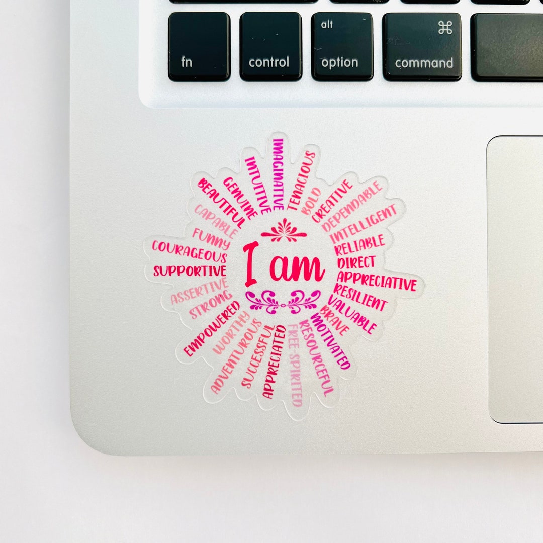 You Are Vinyl Sticker, Affirmation Sticker, Mental Health CLEAR Decal ...