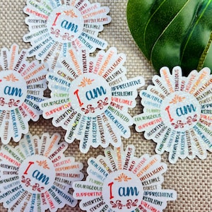 You Are Vinyl Holographic Sticker, Affirmation Sticker, Mental Health ...