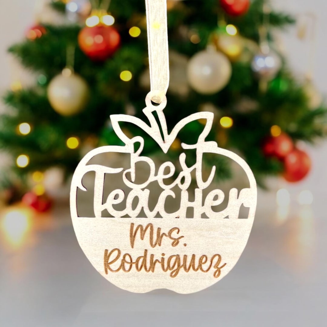 Teacher Christmas Gift Ornament Christmas Gift for Teacher, Teacher ...