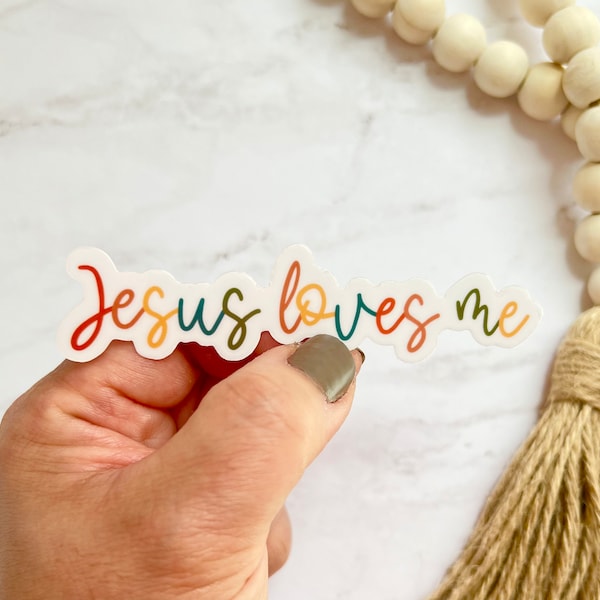 Jesus Loves Me Decal - Etsy