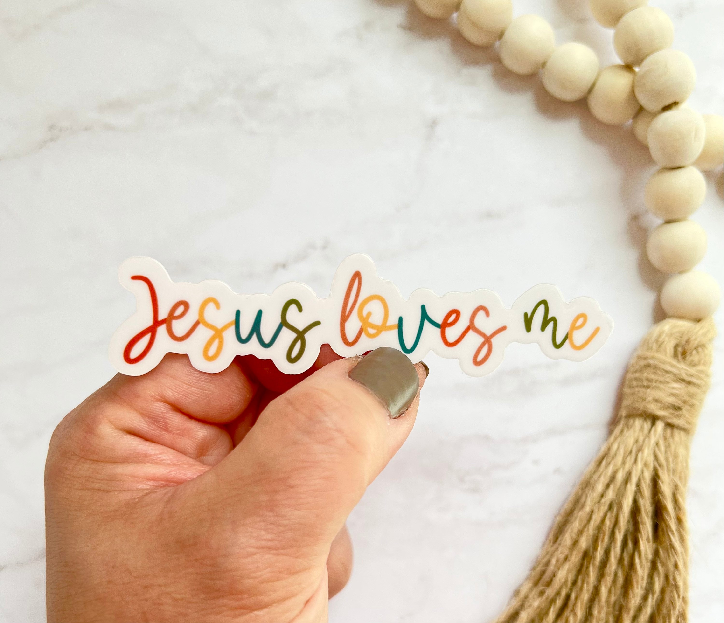 Jesus Loves Me Jesus Decal Child of God Religious Decal - Etsy