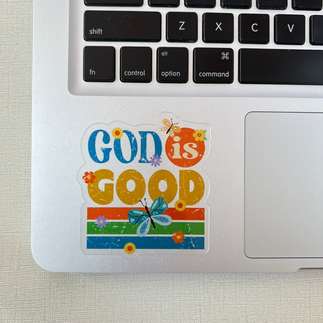 Christian Sticker, God is Good Sticker, Bible Verse CLEAR Stickers ...