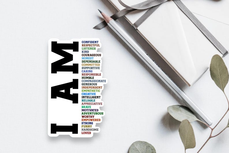 I Am Sticker, You Are Vinyl MEN BOYS Sticker, Men's Mental Health ...