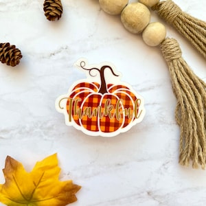 Fall Favorites Sticker, Thankful Pumpkin Sticker, Fall Pumpkin Spice ...