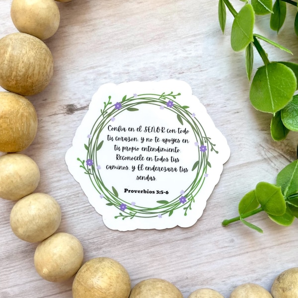 Spanish Bible Verse Decals - Etsy