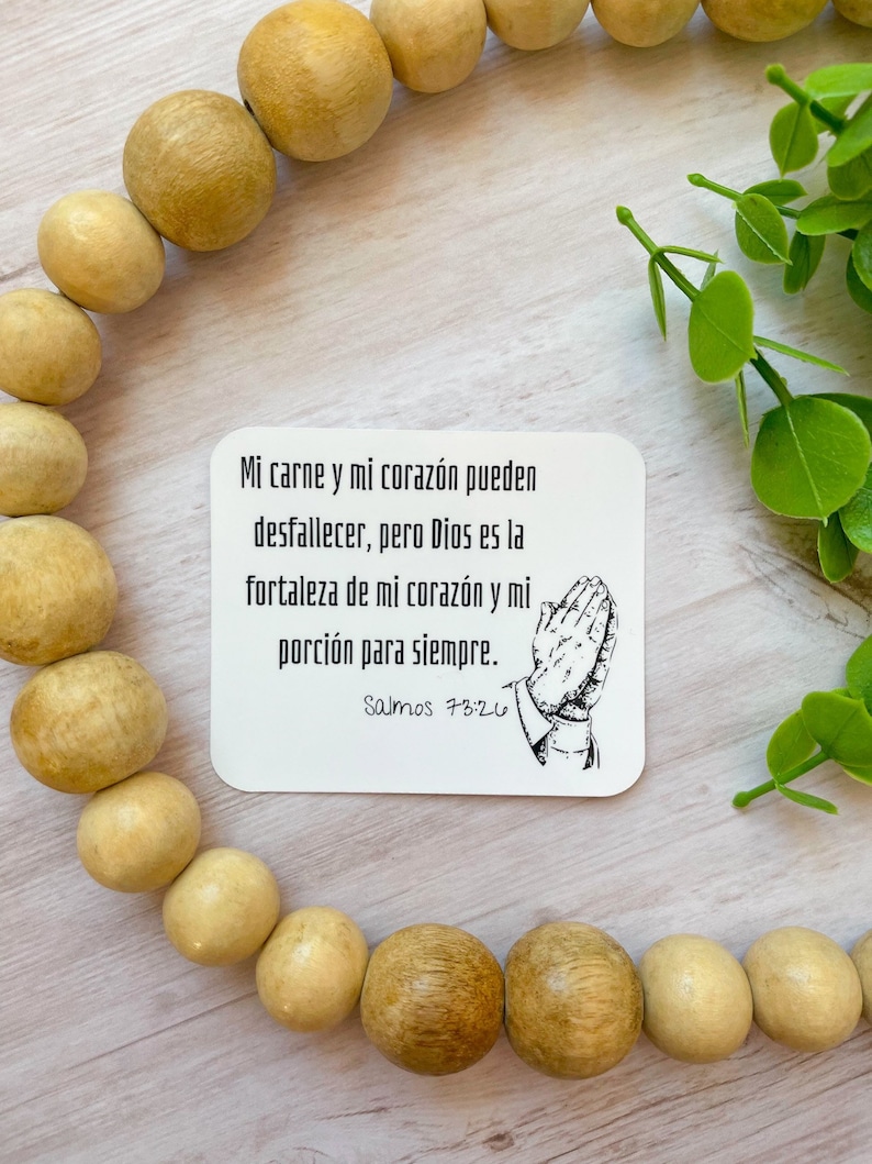 Spanish Bible Verse Vinyl Sticker Psalm 73 26 Salmos 73 26 | Etsy