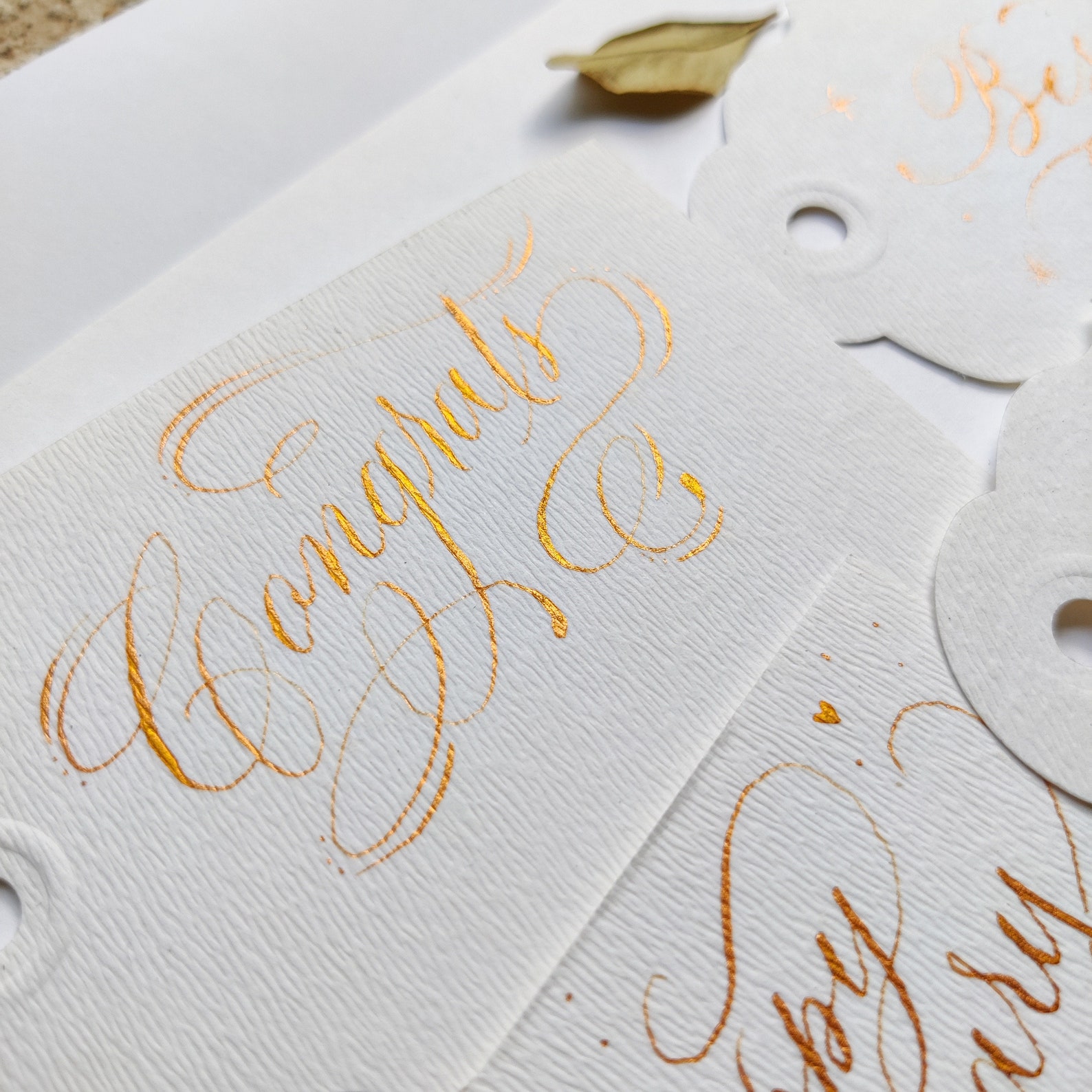 Handwritten Calligraphy Gift Tags for Birthdays, Travels, Events ...