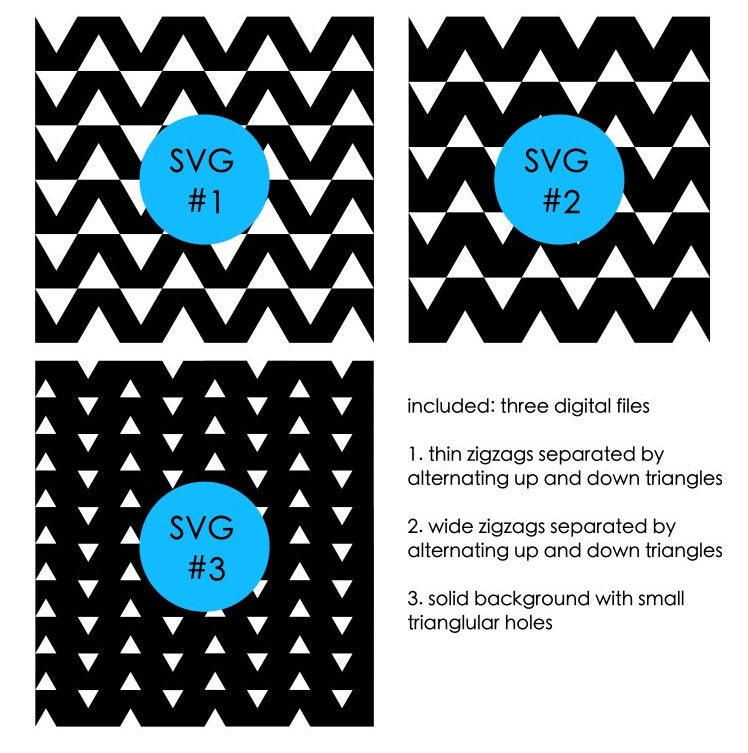 Triangles Encore! | Svgs for Crafts | Cricut Cut File | Repeating ...