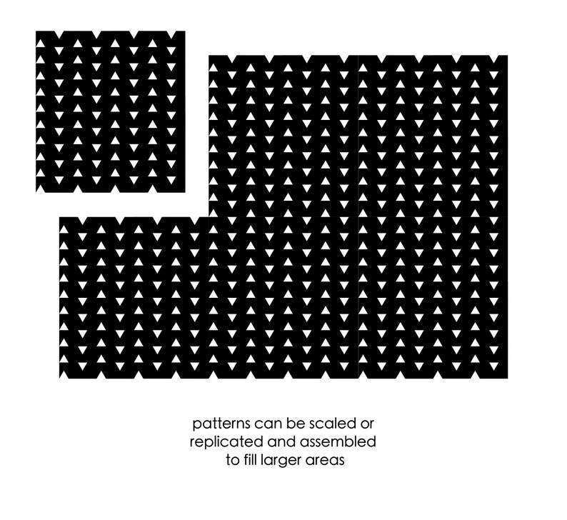 Triangles Encore Svgs for Crafts Cricut Cut File Repeating Seamless ...