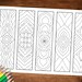 PRINTABLE Mandala Colouring Bookmarks, Mini Colouring Book, DIY ...