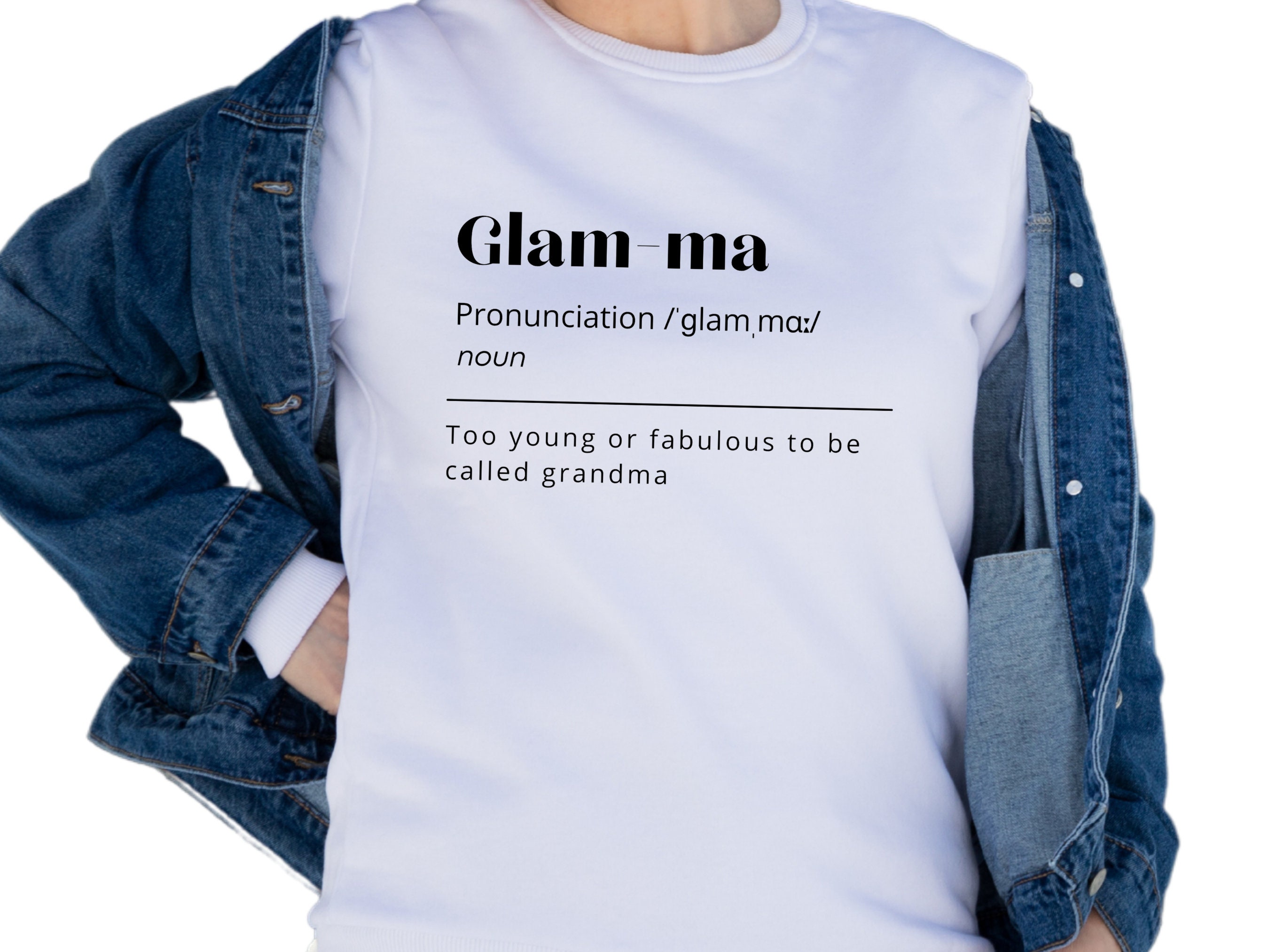 Grandma Print Svg, Glam-ma Definition, Grandmother Png, Mothers Day ...