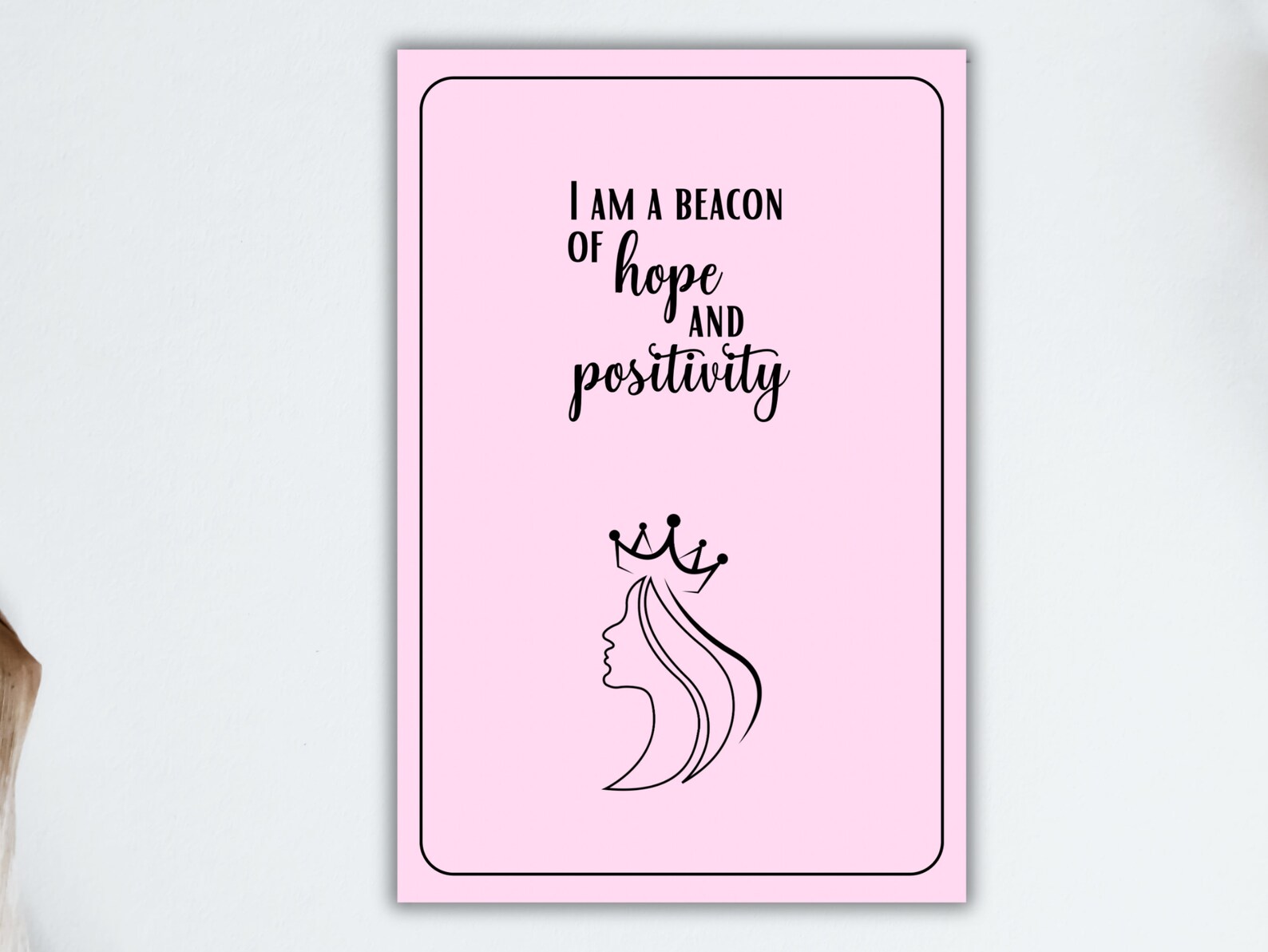 50 Pink Affirmation Cards: Printable Positive Motivation (PDF) - Etsy